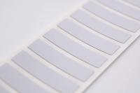 China 25mmx6mm High Temperature Adhesive Labels 1.5mil White Gloss Polyimide Label for sale