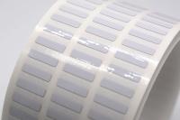 China 12.5mmx3mm 1.5mil White Gloss High Temperature Resistant Polyimide Label for sale