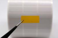 China 20mmx8mm 1mil  Thermal Transfer Roll Labels White Matte Label For 3 Row for sale
