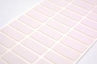 China 20mmx8mm 1mil  Thermal Transfer Roll Labels White Matte Label For 3 Row for sale