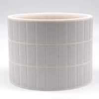 China 20mmx8mm 1mil  Thermal Transfer Roll Labels White Matte Label For 3 Row for sale