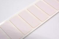 China 20mmx8mm 1mil White Matte High Temperature Resistant Polyimide Label For Single Row for sale