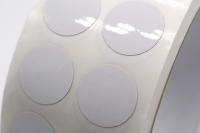 China 15.5mm 1.5mil White Gloss High Temperature Resistant Polyimide Label for sale