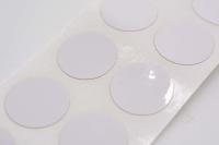 China 15.5mm 1.5mil White Gloss High Temperature Resistant Polyimide Label for sale