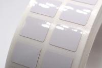 China 15x12mm Thermal Transfer Adhesive Label 2mil White Matte Polyimide Label for sale