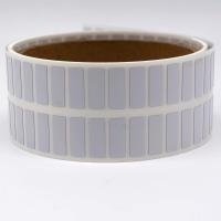 China 16mmx6mm Low Temperature Labels 1.5mil White Gloss High Temperature Resistant Polyimide Label for sale