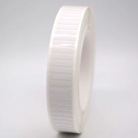 China 20mmx4mm Adhesive White Labels 1mil  White Gloss High Temperature Resistant Polyimide Label for sale