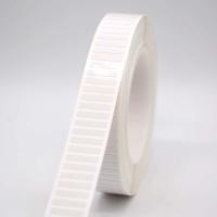 China 20mmx4mm Adhesive White Labels 1mil  White Gloss High Temperature Resistant Polyimide Label for sale