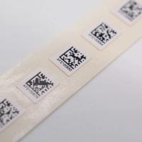 China 5mmx6mm 1mil  Matte White Thermal Transfer Labels Polyimide Label for sale