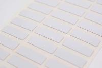 China 18mmx11mm 2mil White Gloss  Polyimide Thermal Transfer Label for sale