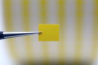China 6mmx5mm Low Temperature Labels 1mil Yellow Matte High Temperature Resistant Polyimide Label for sale
