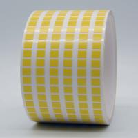 China 6mmx5mm Low Temperature Labels 1mil Yellow Matte High Temperature Resistant Polyimide Label for sale