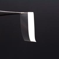 China 48x20-9mm Cable Adhesive Label 1mil White Matte Translucent Water Resistant Vinyl Cable Label for sale