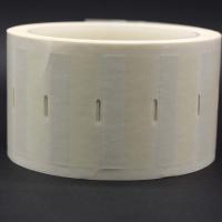 China 48x20-9mm Cable Adhesive Label 1mil White Matte Translucent Water Resistant Vinyl Cable Label for sale