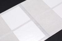 China 22x44-22mm 1.5mil White Matte Translucent Water Resistant Vinyl Cable Label for sale