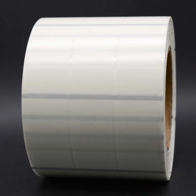 China 30*60-19mm 1.5mil White Matte Translucent Water Resistant Vinyl Cable Label for sale