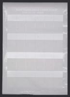 China 30x60-20mm 2mil A4 White Matte Translucent Water Resistant Vinyl Cable Label for sale