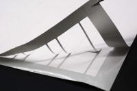 China 24*84*9*37m 2mil White Matte Synthetic Paper Flag Tag For Cable Label With Tear Hard for sale