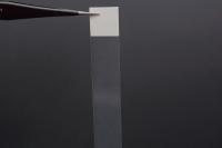China 15x100-15mm 1mil White Gloss Transparent Water Resistant Polyester Cable Label for sale