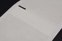 China 15x100-15mm 1mil White Gloss Transparent Water Resistant Polyester Cable Label for sale