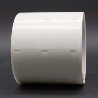 China 13*36-13mm 1.5mil White Matte Translucent Water Resistant Vinyl Cable Label for sale