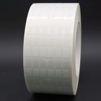 China 8x25-12.5mm Cable Adhesive Label 2mil White Matte Translucent Water Resistant Vinyl Cable Label for sale