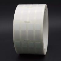 China 9.5x30-12mm 2mil White Matte Translucent Vinyl Permanent Waterproof Adhesive Labels for sale