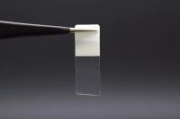 China 9.5x30-12mm 2mil White Matte Translucent Vinyl Permanent Waterproof Adhesive Labels for sale