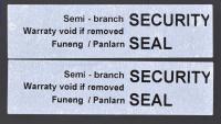 China 65um 1mil Amper Proof Seal Security Sticker Matte White Semi Transfer For VOID for sale