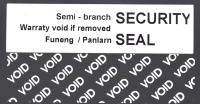 China 70um 1mil Gloss White Semi Transfer Tamper Evident Label Stiker For VOID for sale