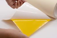 China 1Mil Anti Static Label Material Matte Buff Permanent Adhesive Polyimide Materials For PCB Label for sale