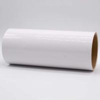 China Removable Anti Static Label Material 1Mil Gloss White Polyimide Materials With Glassine for sale