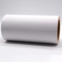 China ESD Anti Static Label Material 1Mil Gloss White Strong Adhesive Polyimide Materials With Glassine for sale