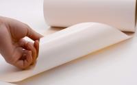 China Strong Adhesive Polyimide Materials Matte White 1Mil With Glassine for sale