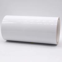 China 2Mil Gloss White Permanent Adhesive Polyimide Roll Label Material With Glassine for sale