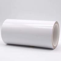 China 2Mil High Temperature Adhesive Label Material Matte White Permanent Adhesive Polyimide With Glassine for sale
