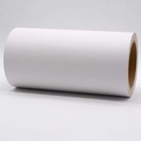 China Polyimide Materials Permanent Adhesive Matte White 1Mil With Glassine for sale