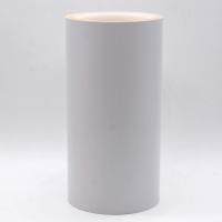 China Matte White 1Mil Permanent Adhesive Antistatic Polyimide Reusable Sticker Materials With  Glassine for sale