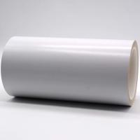 China Matte White 1Mil Permanent Adhesive Antistatic Polyimide Reusable Sticker Materials With  Glassine for sale