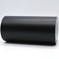 China Matte Black Anti Static Label Material Permanent Adhesive Polyimide 1Mil With Glassine for sale