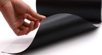 China Matte Black Anti Static Label Material Permanent Adhesive Polyimide 1Mil With Glassine for sale