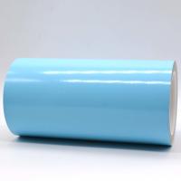 China Matte Blue 1Mil Permanent Adhesive Polyimide Materials With Glassine for sale
