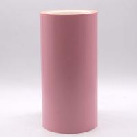 China 1Mil High Temperature Adhesive Label Material Matte Red Permanent Adhesive Polyimide With Glassine for sale