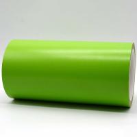 China 1Mil High Temperature Adhesive Label Material Matte Green Permanent Adhesive Polyimide With Glassine for sale