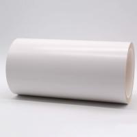 China 1Mil Matte White Permanent Adhesive Polyimide Materials With Glassine for sale
