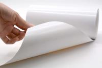 China OEM Service Anti Static Label Material Matte White 2Mil Polyimide With Mesh Check Base for sale