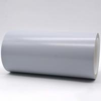 China Matte Gray Anti Static Label Material 1 Mil Permanent Adhesive Polyimide With Glassine for sale