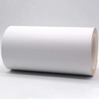 China 2Mil Anti Static Label Material Matte White Permanent Adhesive Polyimide Materials With Glassine for sale