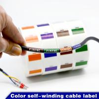 China Custom A4 Cable Label Stickers for Industrial Use for sale