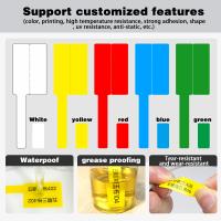 China Custom A4 Cable Labels for Network Power Supply Printing for sale